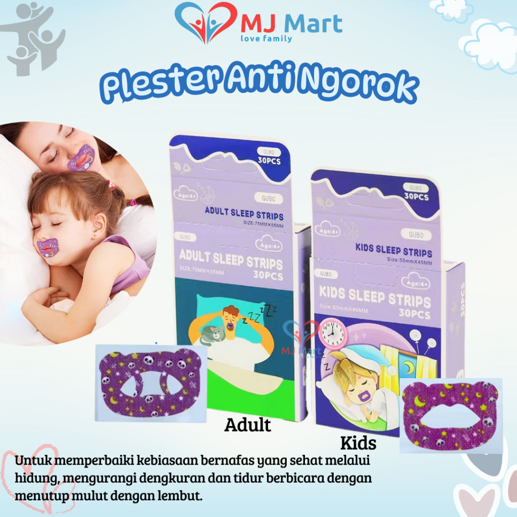 Jual Plester Penutup Mulut Stiker Anti Dengkur / Anti Ngorok Stiker ...