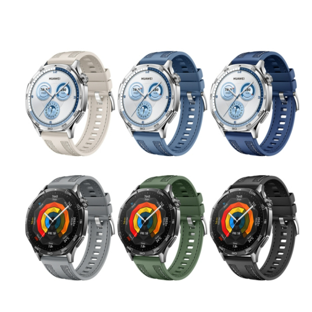 Jual Huawei Watch GT 46mm Strap Rubber Woven Tali Jam Tangan GT Pro,GT ...