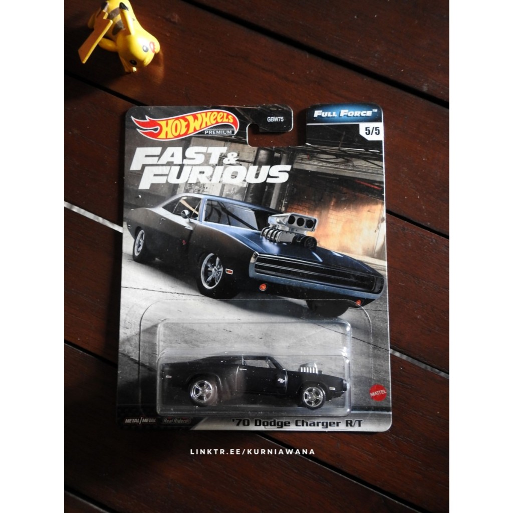 Jual Hotwheels Premium 70 Dodge Charger RT Diecast Hot Wheels Fast ...