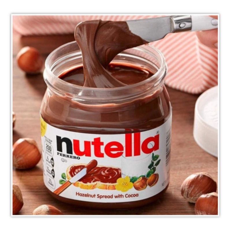 Jual Nutella 200 gr Jam Spread Hazelnut Selai Roti Cokelat Coklat ...