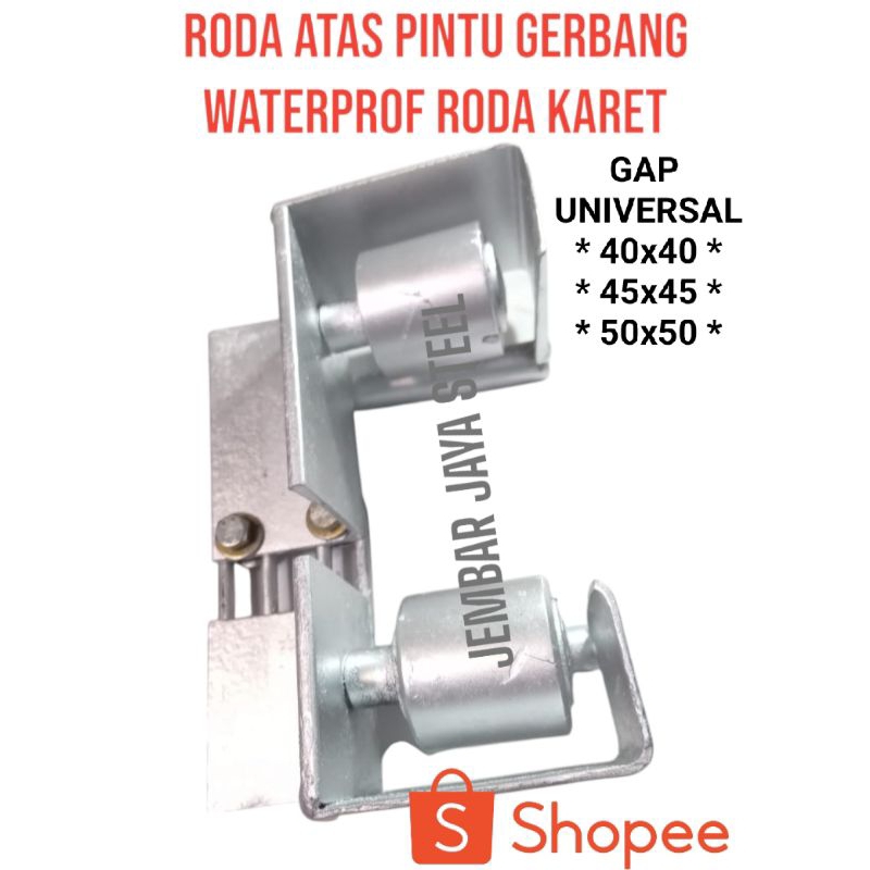 Jual Roda Atas Pintu Pagar Dorong Waterfom Universal Breket Roda Atas ...