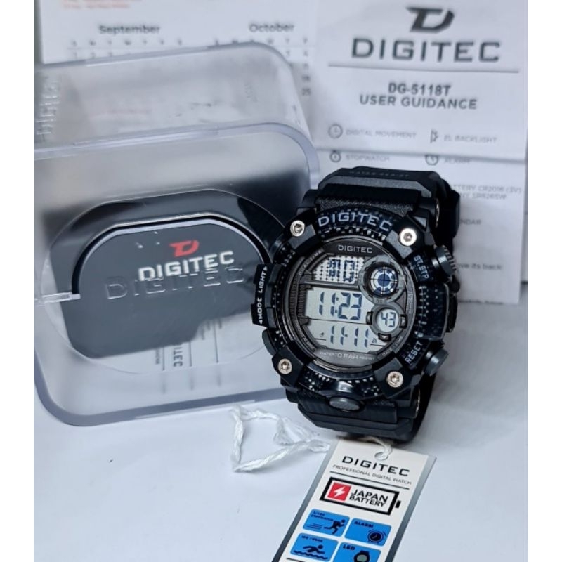 Jual JAM TANGAN DIGITEC DG-5118T ORIGINAL WATER RESISTANT | Shopee ...