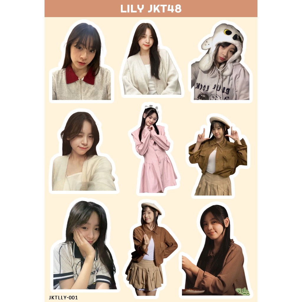 Jual LILY STIKER JKT 48 I STIKER JKT 48 I JKT 48 NEW ERA I STIKER LILY ...