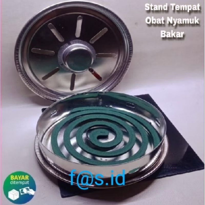Jual Stand Tempat obat nyamuk bakar type A 14cm / Wadah tempat obat ...