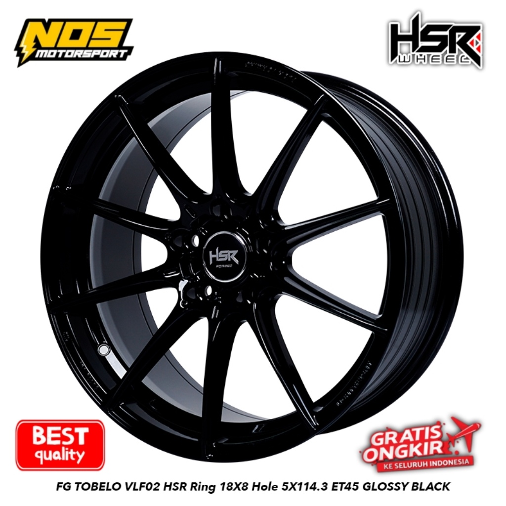 Jual VELG MOBIL CAMRY INNOVA XPANDER RUSH R18X8 PCD 5X114 ET45 HSR FG TOBELO | VELG MOBIL RACING ...