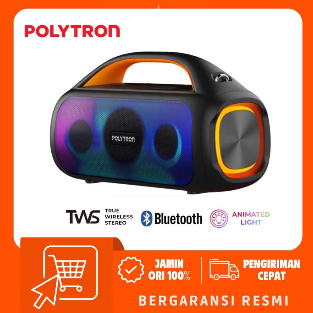Jual POLYTRON Partymax Speaker Bluetooth Portable Wireless PPS 4PH12 ...
