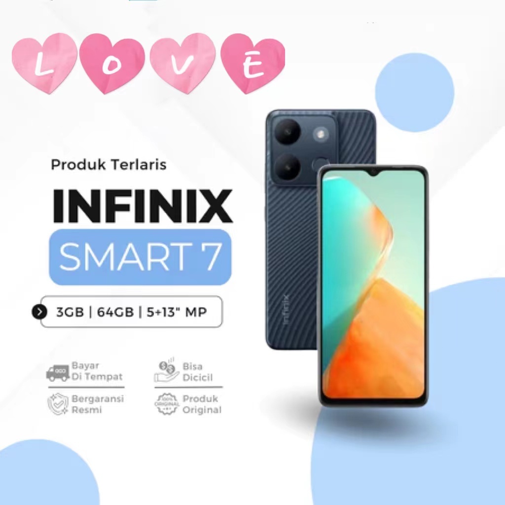 Jual Smartphone Promosi Infinix Smart 7HD Ram 4GB Rom 64GB hadir dengan ...