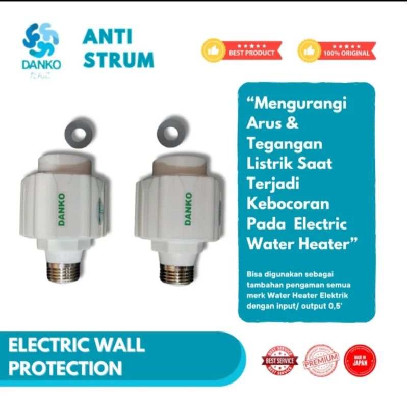 Jual Pengaman Water Heater Electric Danko Wall Protection Danko Anti ...