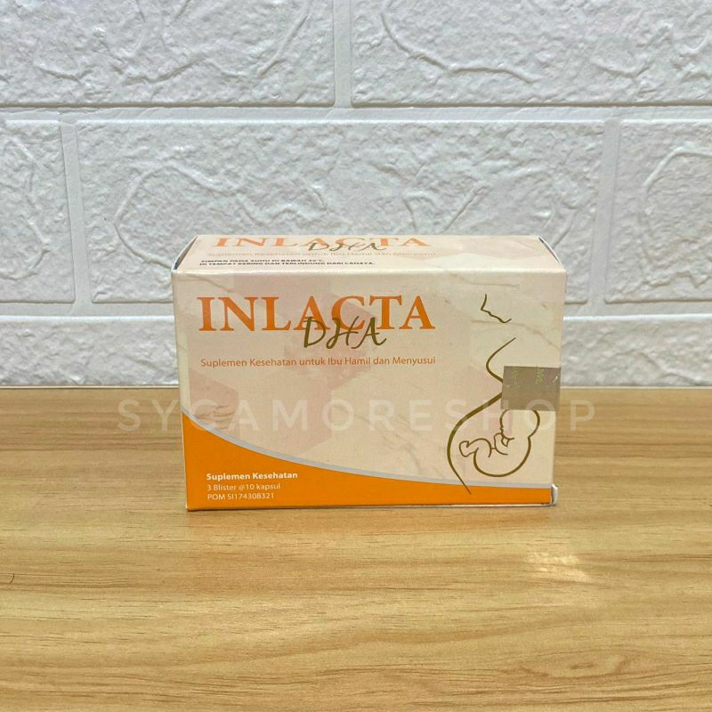 Jual Inlacta DHA box isi 30 suplemen ibu hamil | Shopee Indonesia