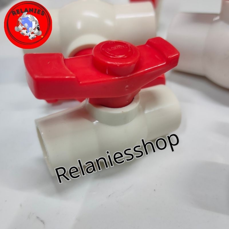 Jual LS BALL VALVE STOP KERAN PIPA /STOP KRAN PIPE UPVC BY 3 PAWNS | Shopee Indonesia