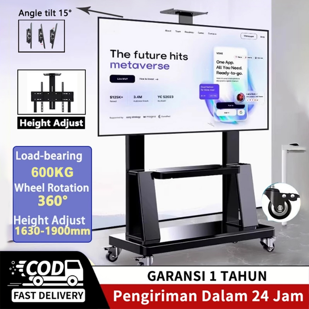 Jual King Bergerak Bracket Standing tv 32-85 Inch TV Berdiri Stand ...