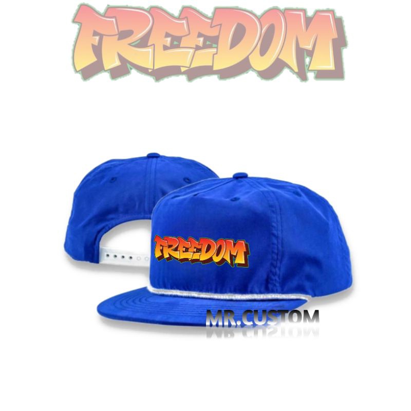 Jual Topi Snapback Classic Premium Freedom Grafiti/ RopeHat Skena ...