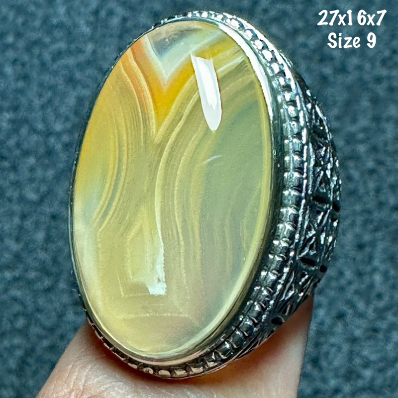 Jual Cincin Batu Akik Natural Baturaja Junder لا Lam Alif Jumbo 3D ...