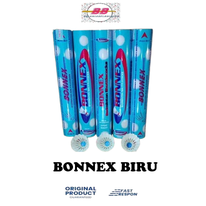 Jual KOK BADMINTON SHUTTLECOCK BONNEX BIRU ORIGINAL | Shopee Indonesia