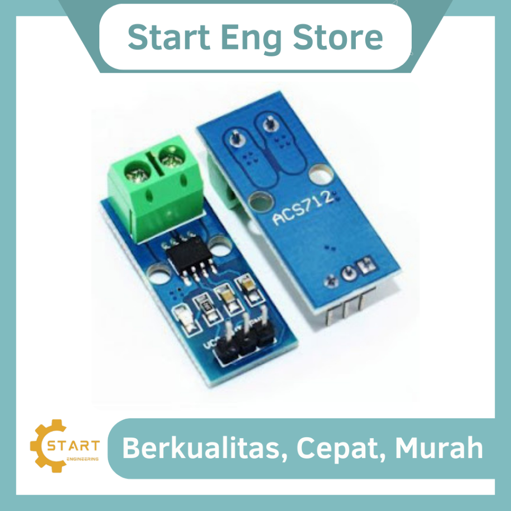 Jual Sensor Arus 5A ACS712 (5A Range Hall Current Sensor) | Shopee ...