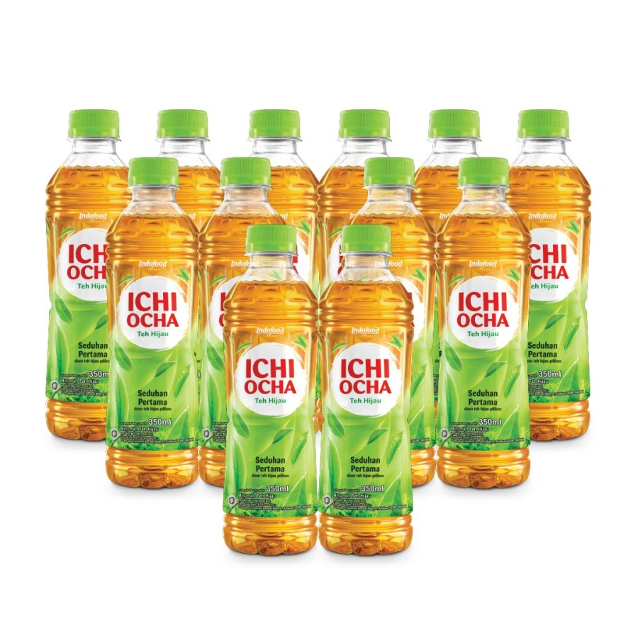 Jual ICHI OCHA Green Tea 350ml x 24 Pcs | Shopee Indonesia