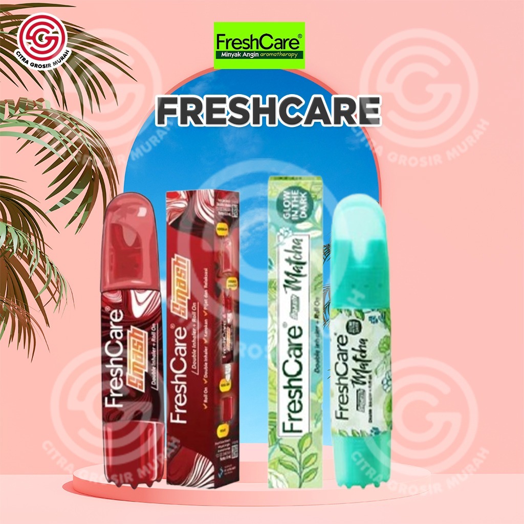 Jual Freshcare Smash Matcha Aromatherapy Minyak Angin Double Inhaler ...