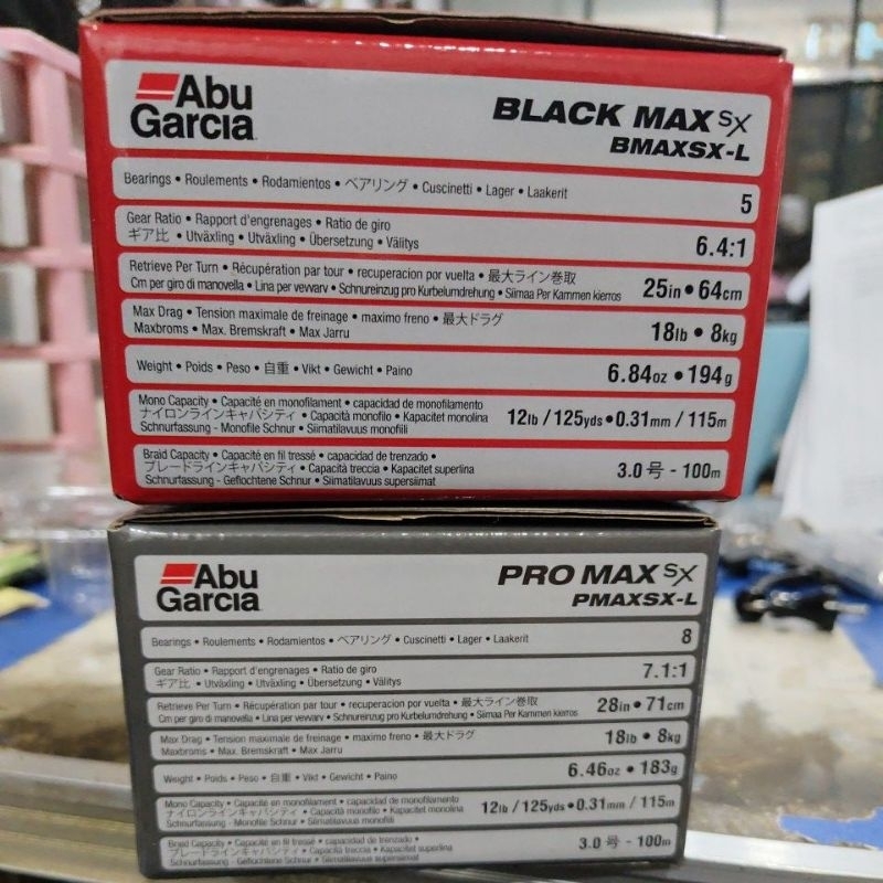 Jual reel abu garcia type bc baitcaatong promax atau blackmax type sx terbaru 2025 left handel ...