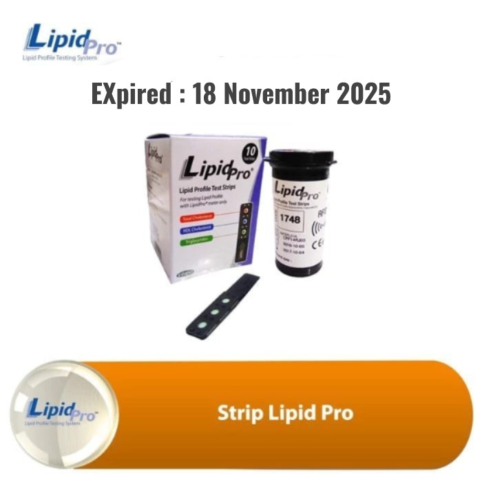 Jual Lipidpro Strip Test Strip Lipid Pro Lipidpro Alat Tes Lipid Pro ...