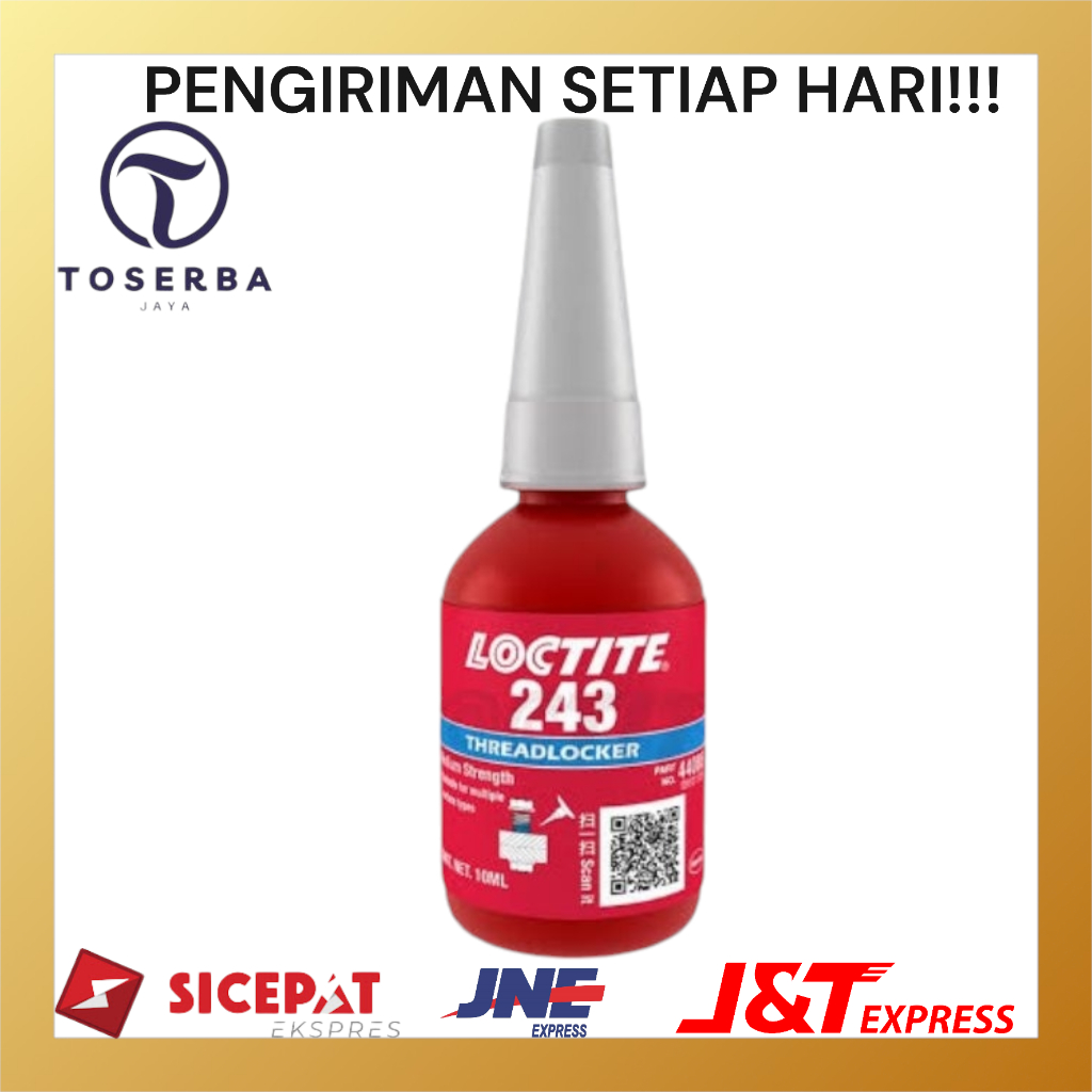 Jual LOCTITE 243 10ML ORIGINAL - LEM BAUT LOCTITE 243 10 ML | Shopee Indonesia