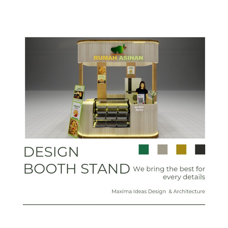 Jual Jasa Desain Booth Stand / Kontainer Luas 1 - 50m² [Tanpa Minimal ...
