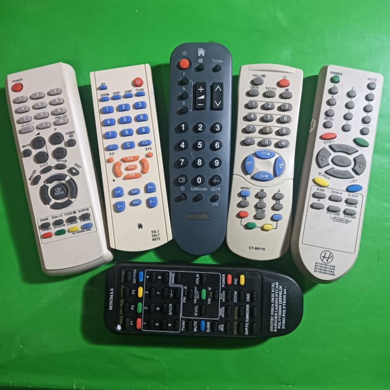 Jual Remote TV Tabung / Polytron. Digitec / LG / SAMSUNG /PANASONIC ...
