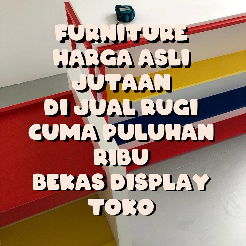 Jual furniture design interior jual rugi lapis hpl rak buku rak mainan ...