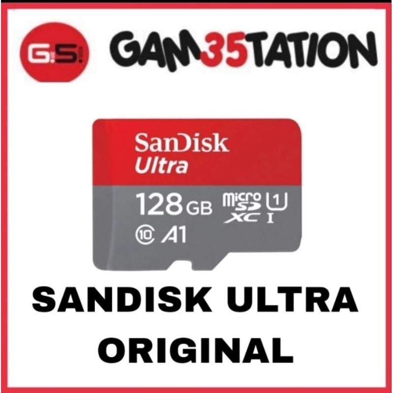 Jual SANDISK ULTRA CLASS 10 128GB ORIGINAL | Shopee Indonesia
