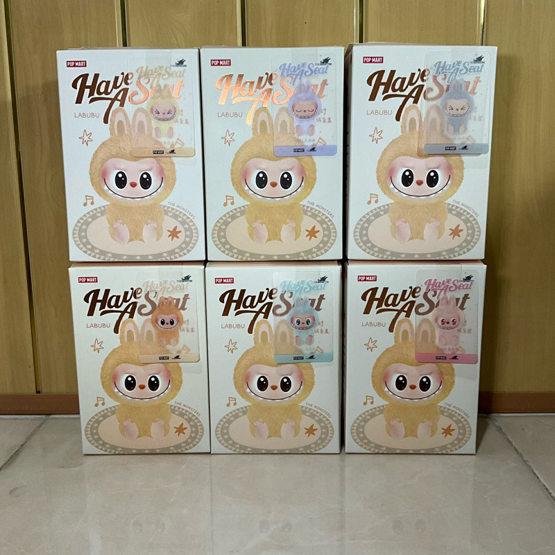 Jual labubu v2 have a seat selected hehe sisi dada zizi baba ququ 100% ...