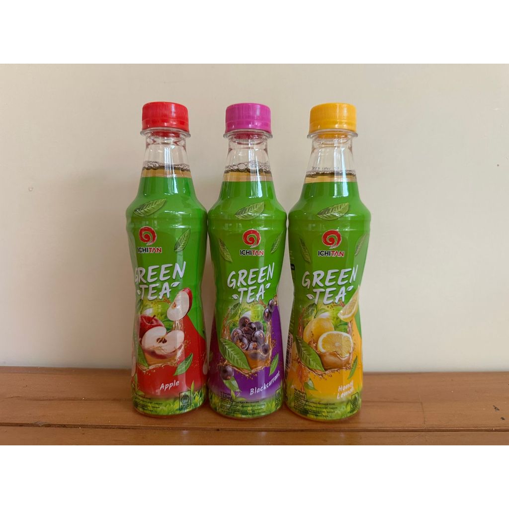 Jual Ichitan Green Tea Rasa Apel Blackcurrant Honey Lemon 280ml | Shopee Indonesia