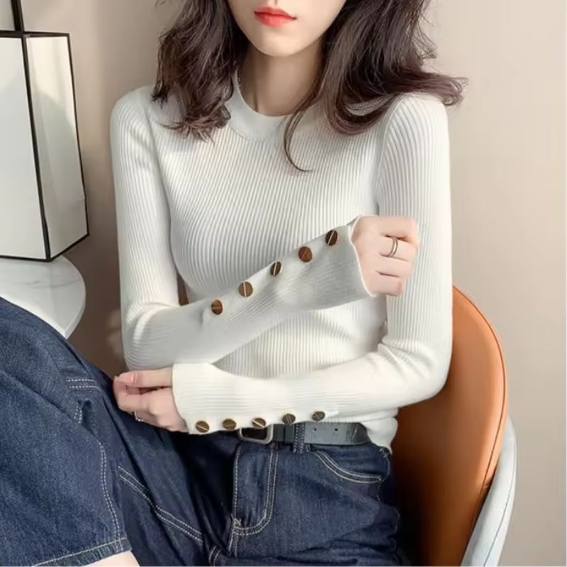 Jual GOODBOYY STORE Baju Rajut Inner Manset Wanita Inara motif Kancing ...