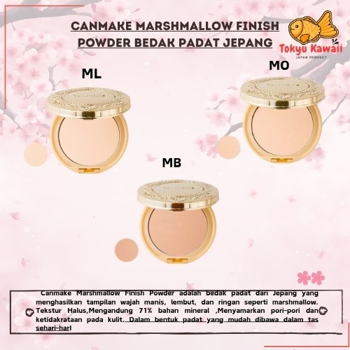 Jual Canmake Marshmallow Finish Powder Bedak Padat Jepang | Shopee Indonesia