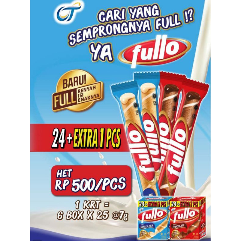 Jual WAFER ROLL FULLO SATU BOX ISI 25PCS | Shopee Indonesia