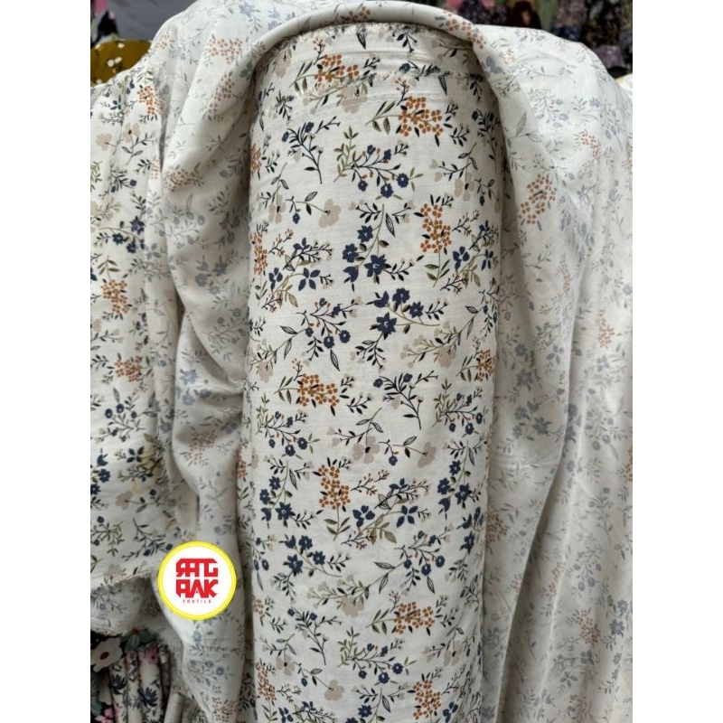 Jual KAIN KATUN RAYON VISCOSE PREMIUM MOTIF BUNGA TERBARU TERMURAH DI ...