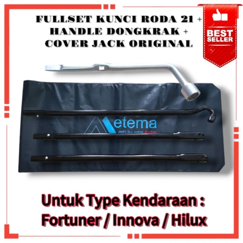 Jual Paket Lengkap Kunci Roda 21 MM + Handle Dongkrak + Cover Jack ...