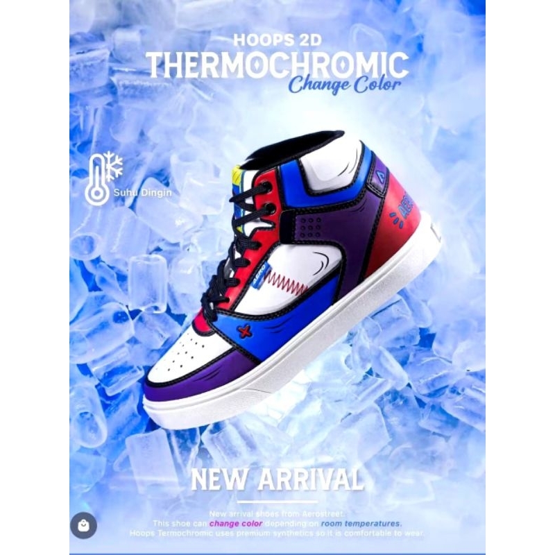 Jual Aerostreet Hoops High 2D Thermochromic Putih Biru Royal Hitam ...