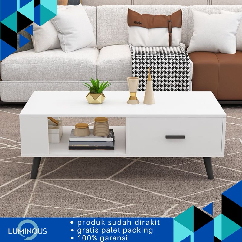 Jual Meja Ruang Tamu Minimalis Reina | Shopee Indonesia