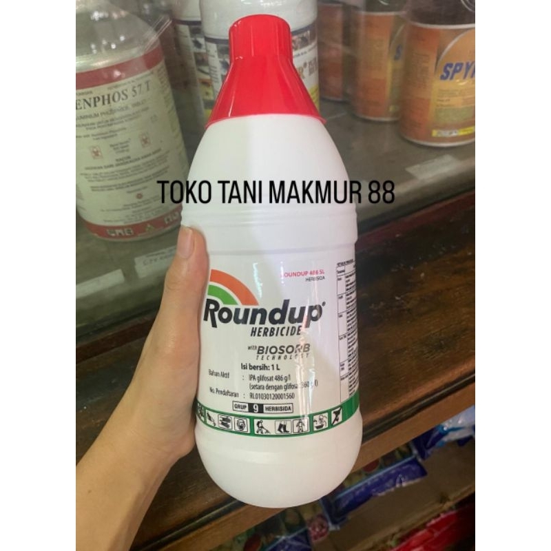Jual Herbisida Roundup 1 liter racun rumput sistemik glifosat mati ...