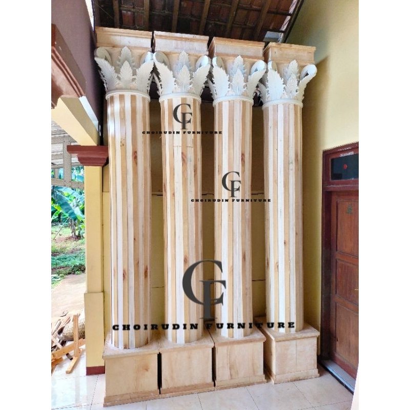 Jual PILAR UKIRAN PELAMINAN BACKDROP 38cmx300meter | Shopee Indonesia