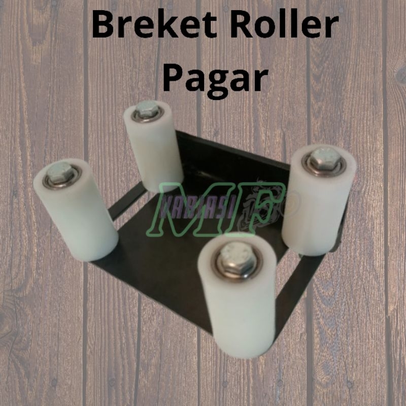 Jual Bracket Roller / Roda Pagar Nilon Braket Pagar Roller Nilon Breket ...
