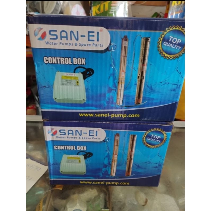 Jual Control Box San Ei Pompa Air Submersible 1/2hp 3/4hp 1hp | Shopee ...