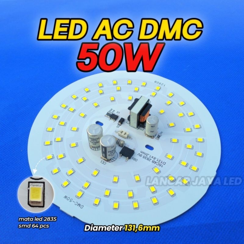 Jual PCB LED AC (DMC) 50 Watt ~Lancar Jaya Led~ | Shopee Indonesia