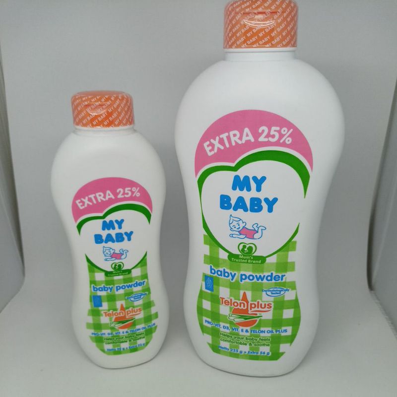 Jual MY BABY POWDER TELON PLUS / BEDAK BAYI / BOTOL 90 DAN 225 GRAM ...