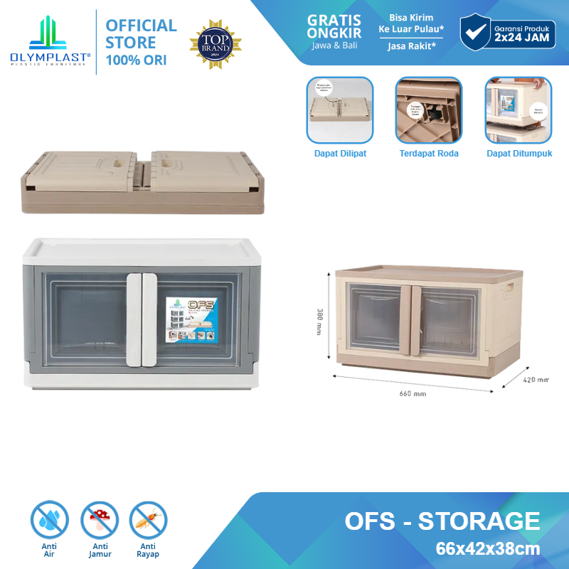 Jual Olymplast OFS Folding Storage / Box Kotak Kontainer Penyimpanan ...