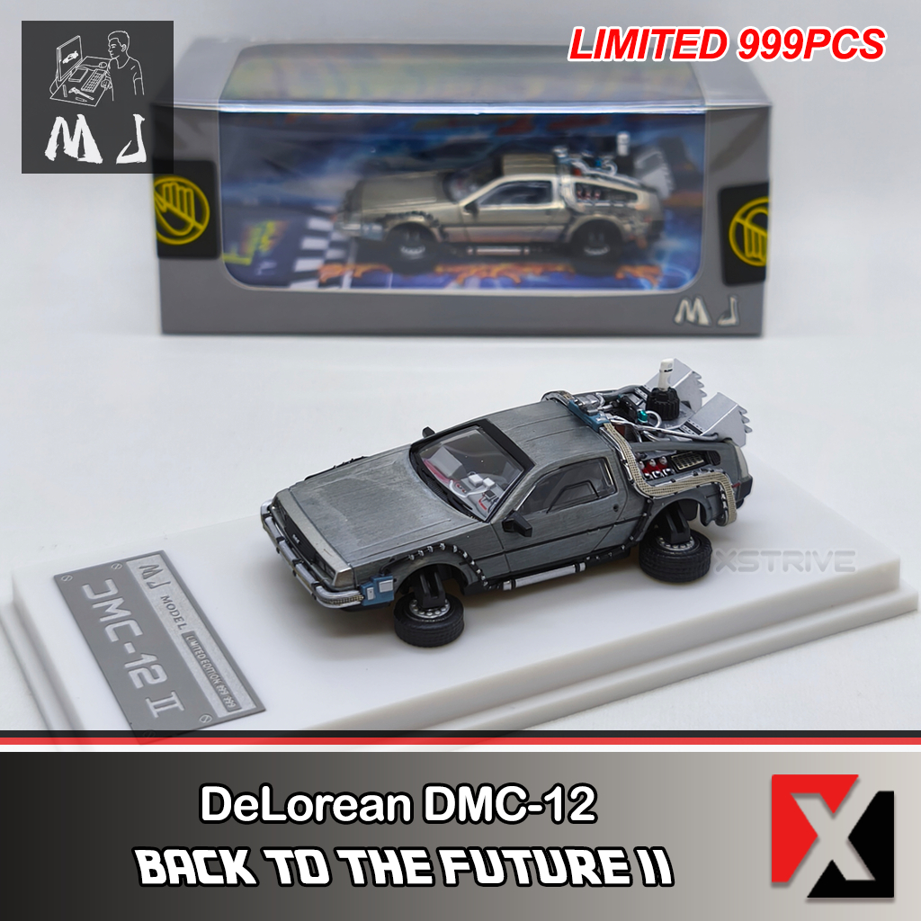 Jual MJ 1:64 DeLorean DMC-12 Back To The Future II Time Car Vertical ...