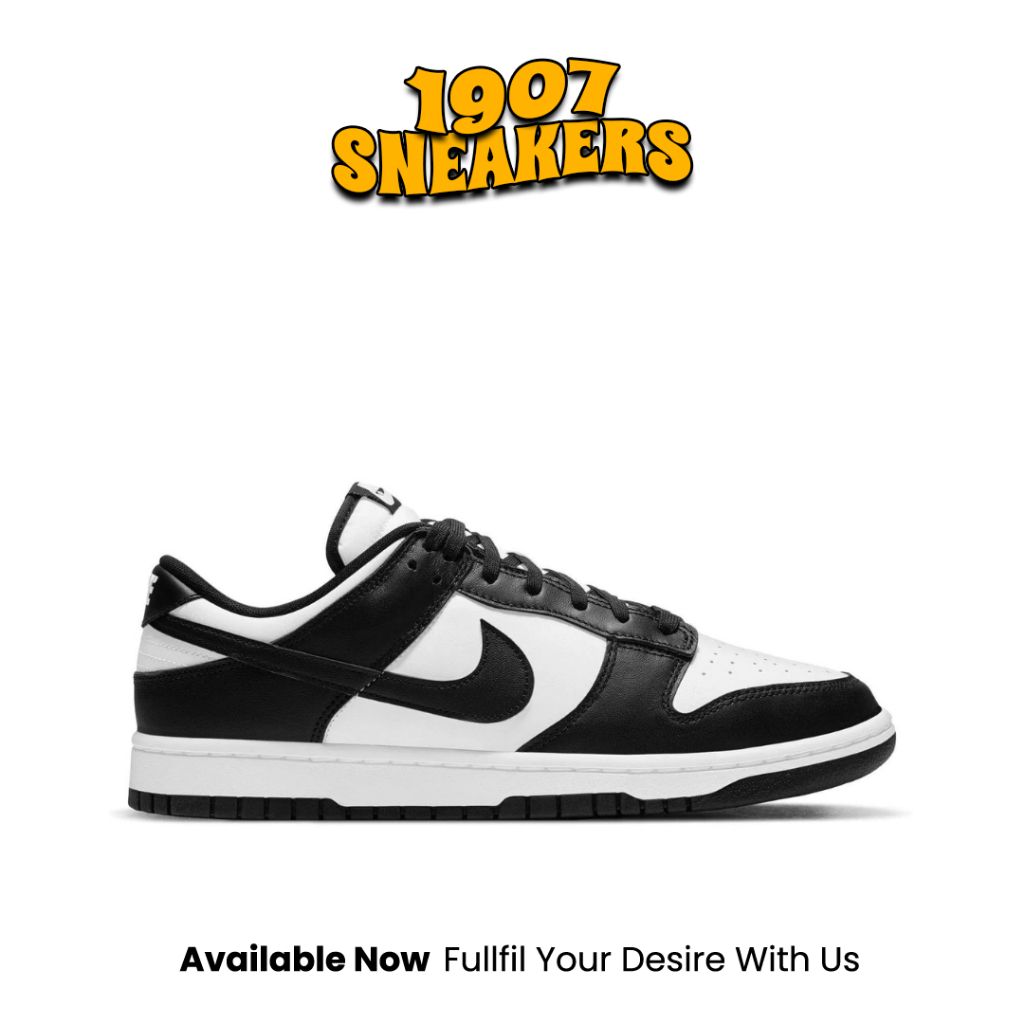 Jual Sepatu Sneakers Pria Nike Dunk Low Retro - Black/White ORIGINAL ...