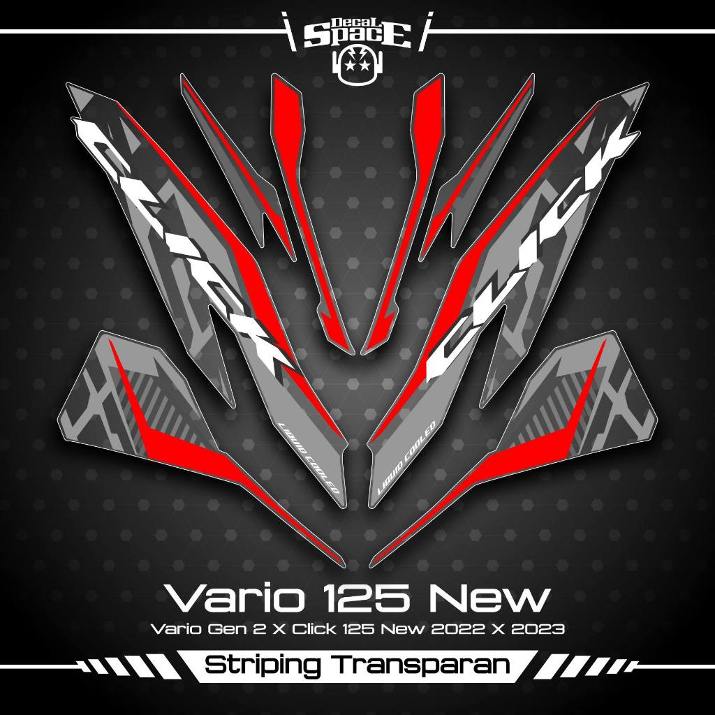 Jual STRIPING TRANSPARAN VARIO 125 GEN 2 SKU 1 STIKER STICKER BENING ...