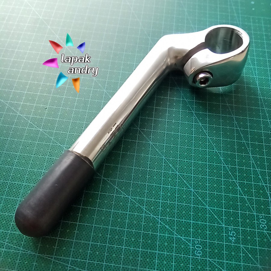 Jual LapakAndry Stem Sepeda 22.2 22,2 mm Jadul Vintage Silver Alloy NOS ...