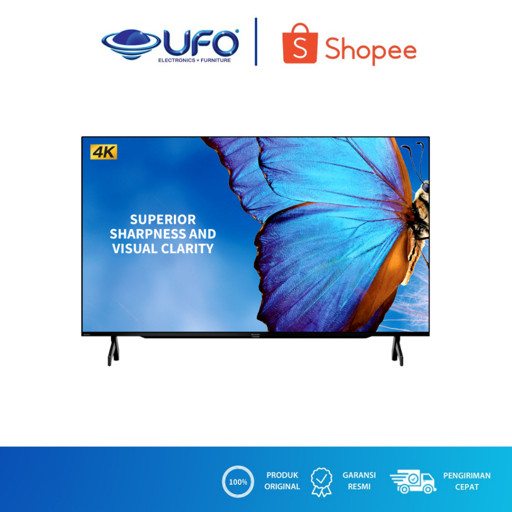 Jual SHARP 42 INCH LED GOOGLE TV 4K 4TC42FK1I | Shopee Indonesia