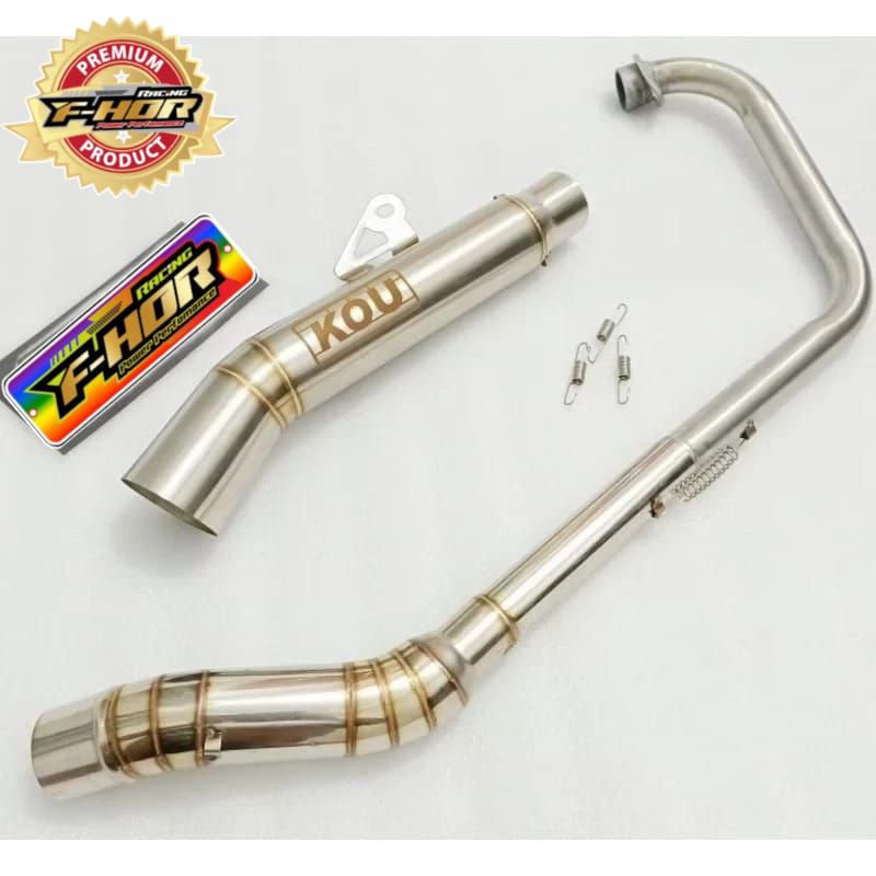 Jual Kou mahachai SUPER open spec pipe 1set and big elbow for tmx rusi ...